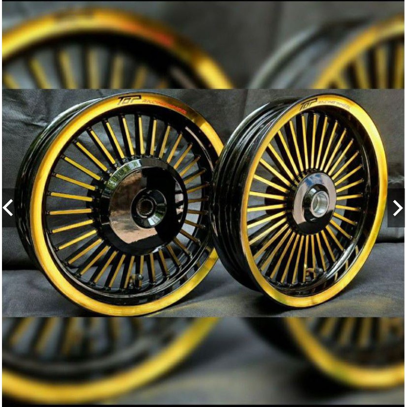 Jual VELG RACING Top Retro ring14 215/250 All vario-All mio | Shopee ...