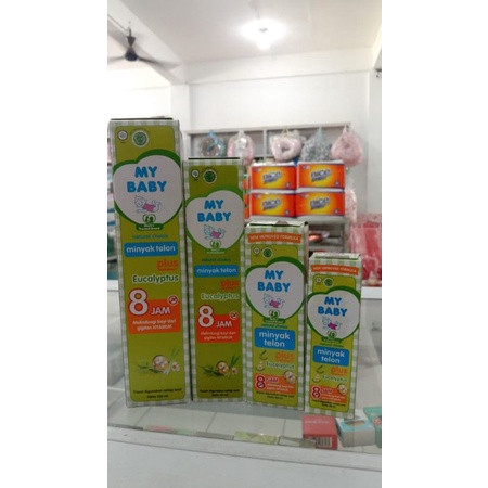 Jual MINYAK TELON BAYI MY BABY PLUS EUCALYPTUS TAHAN 8JAM ANTI NYAMUK ...