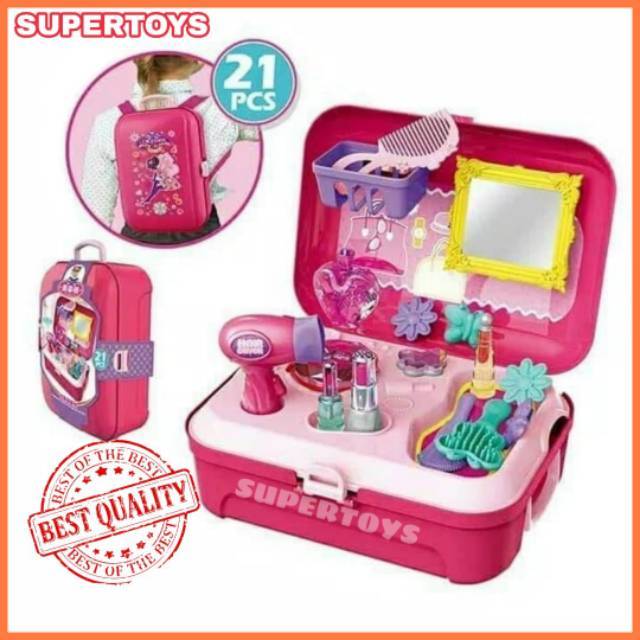 Jual Mainan Anak Perempuan Mainan Make Up Set Koper Anak Mainan Dresser ...