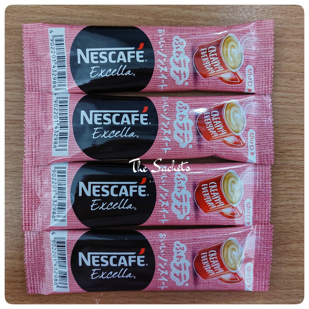 Jual Nescafe Excella Fuwa Cafe Latte Non Sweet Sachet | Shopee Indonesia