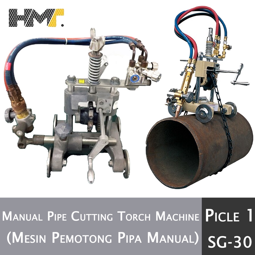 Jual Manual Pipe Cutting Torch Machine / Mesin Pemotong Pipa Manual ...