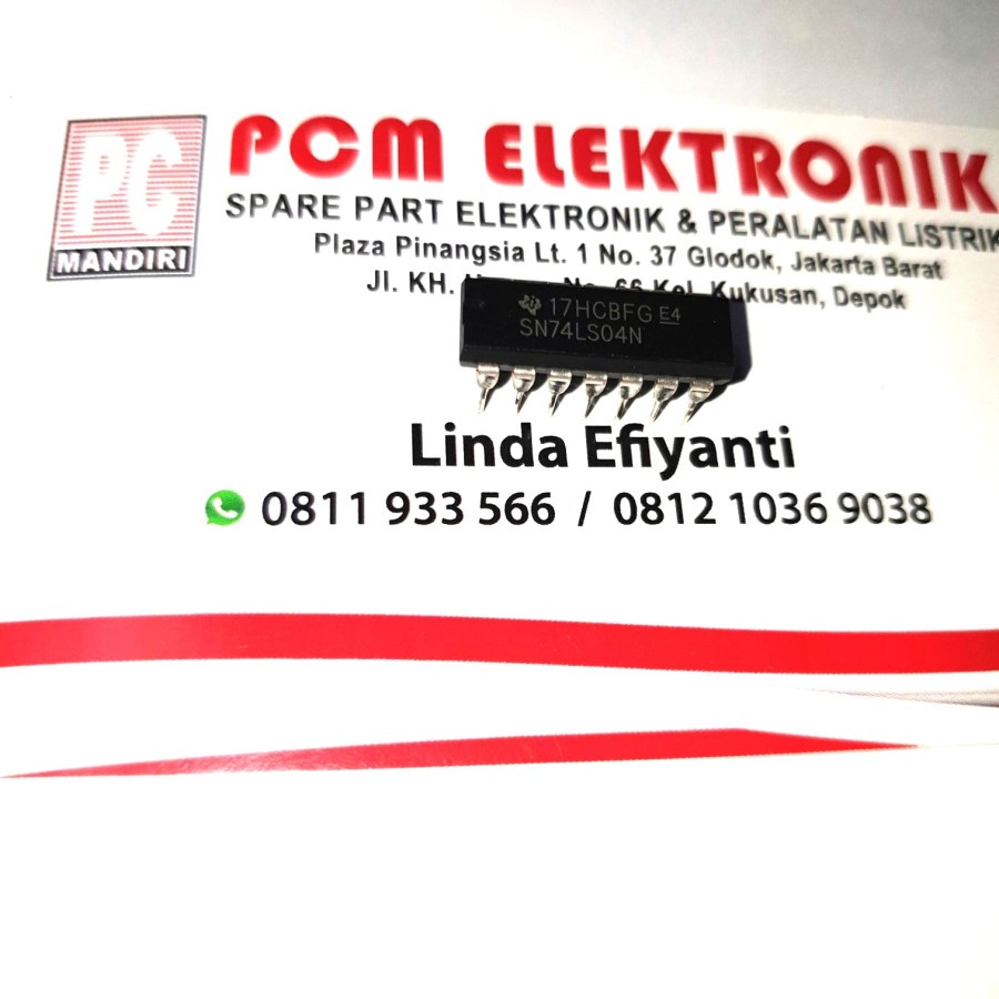 Jual IC TTL 7404 SN 74LS04N | Shopee Indonesia
