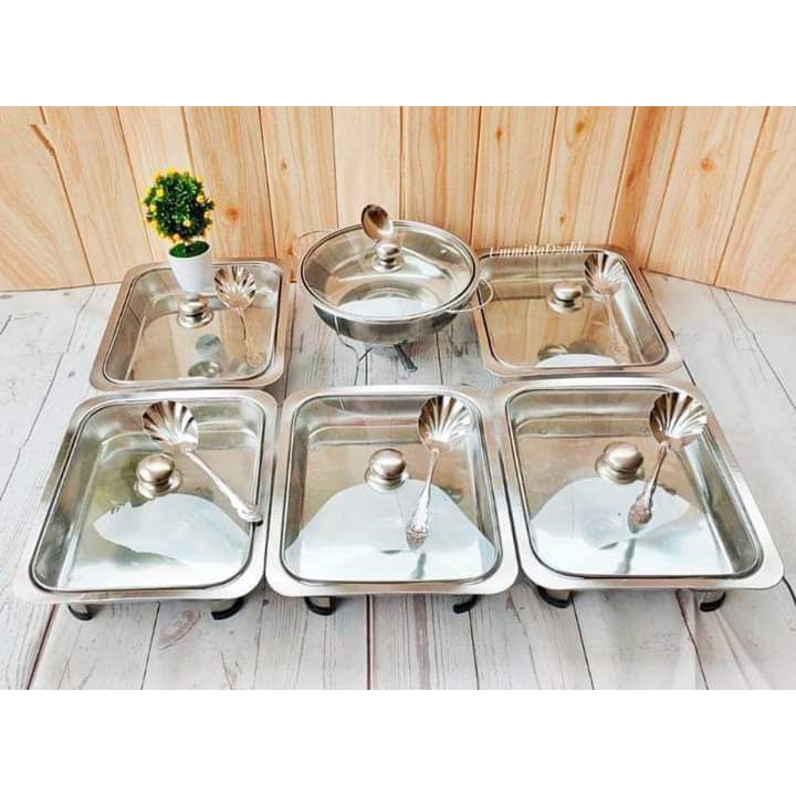 Jual Prasmanan Stainless Tutup Full Kaca dan Non Full Kaca (SATUAN ...