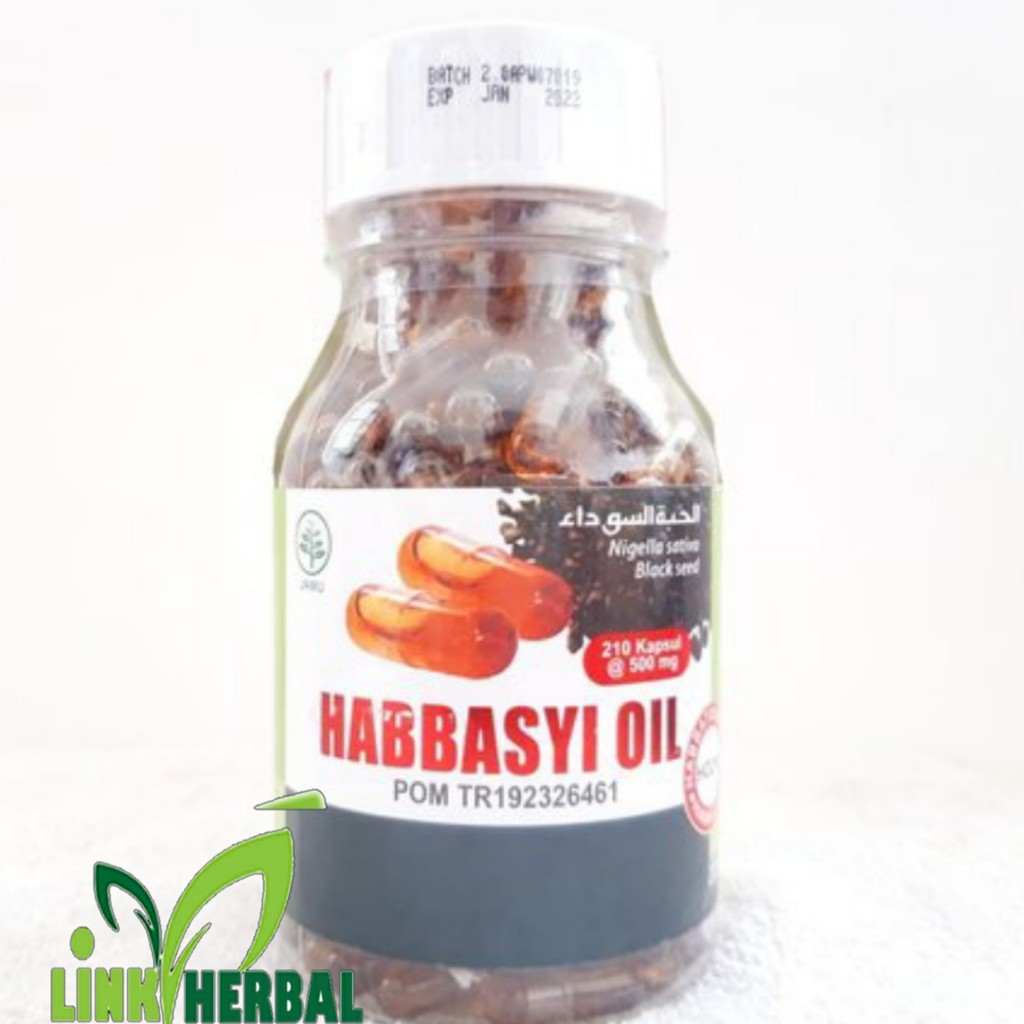 Jual Habbatussauda Habbasyi Oil HNU / Jinten Hitam isi 210 Kapsul ...