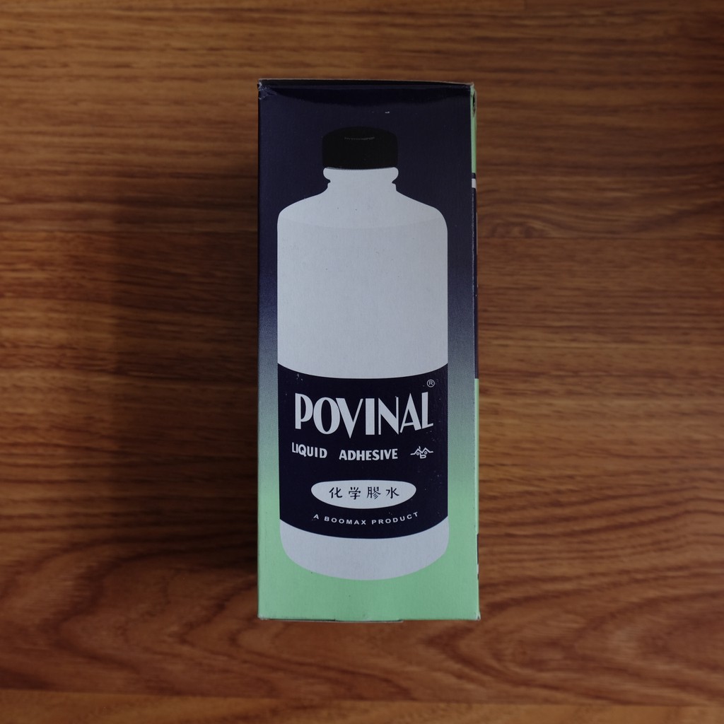 Jual Lem Povinal Liquid Adhesive Cair Besar 500 ml | Shopee Indonesia