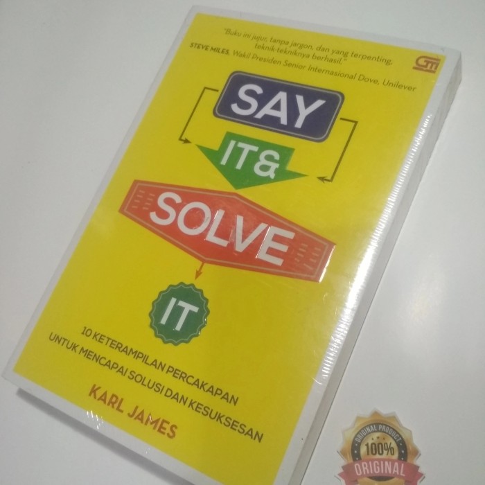 Jual buku Original, Say It & solve It | Shopee Indonesia