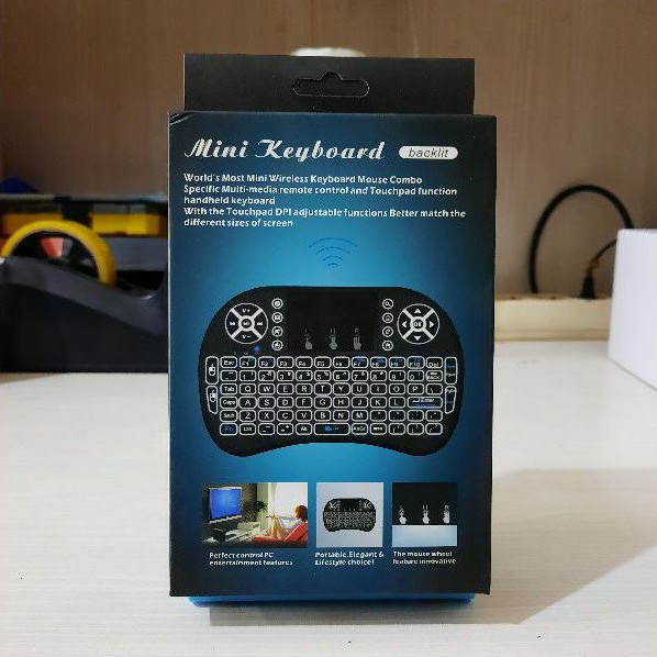 Jual MINI KEYBOARD WIRELES FOR PC DAN ANDROID TV BOX | Shopee Indonesia
