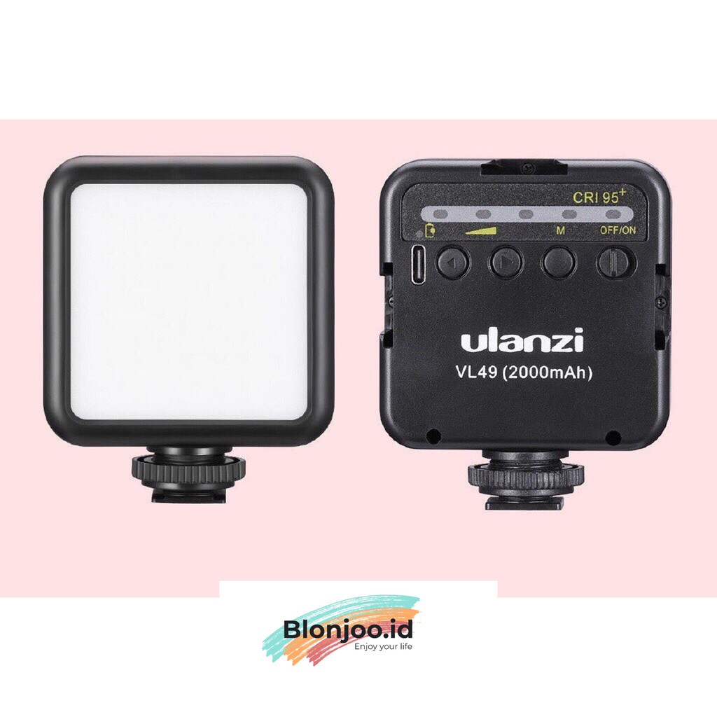 Jual Ulanzi VL-49 LED Built-in 2000mAh Rechargeable Battery | Shopee ...