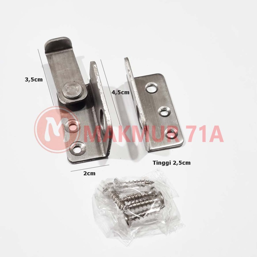 Jual Grendel Pintu geser / Slot / Pengaman Pintu / Overval soligen 405 ...