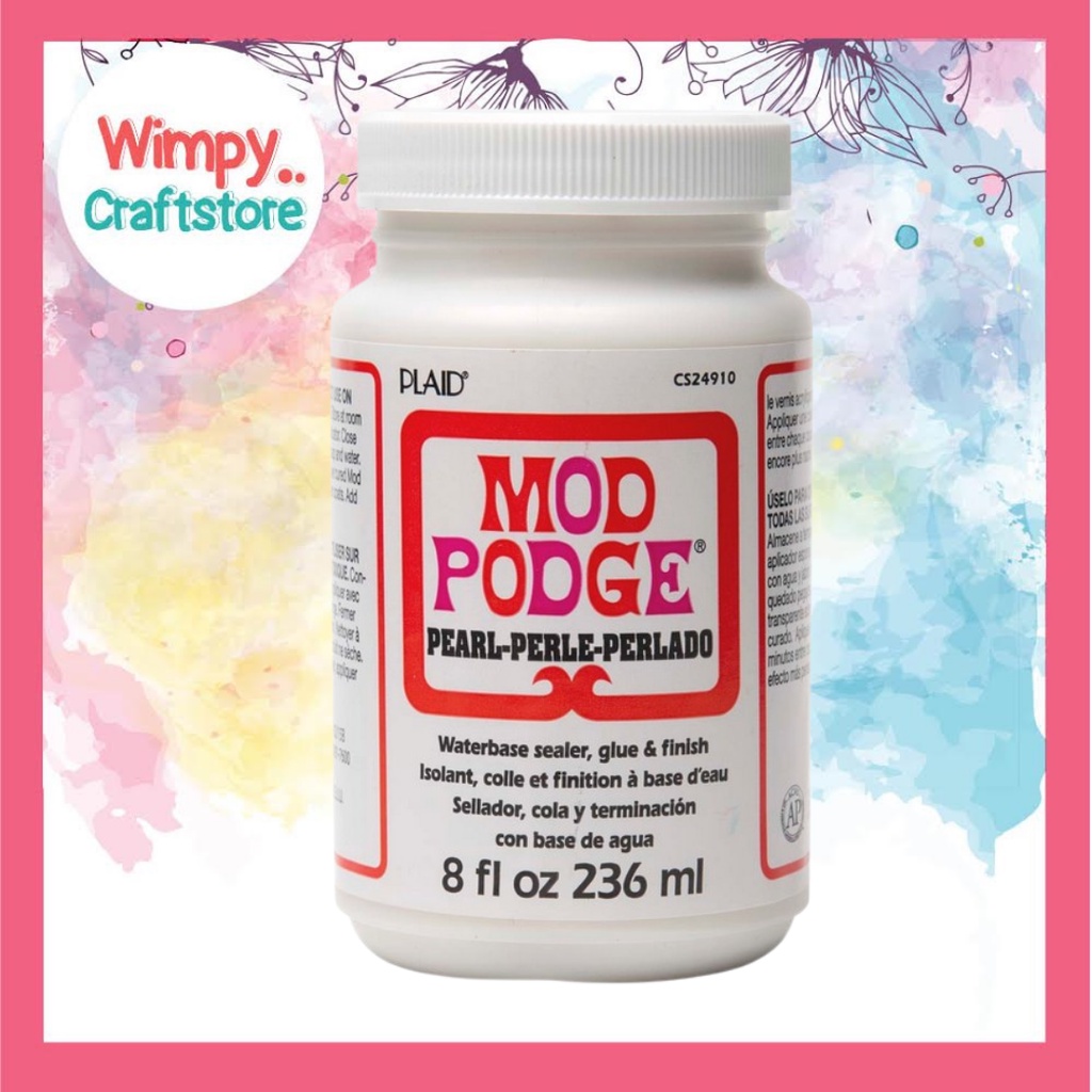 Jual Mod Podge PEARL Varnish Pelapis Pearl Metallic | Shopee Indonesia