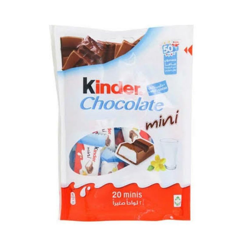 Jual Kinder Chocolate Minis Certified Halal Imported from UAE | Shopee ...
