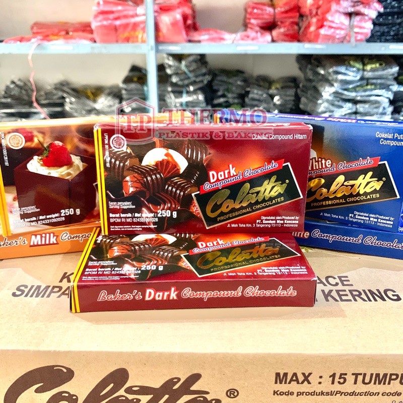 Jual COLATTA Colata Collata Collatta Coklat Batang 250 gr / Chocolate ...