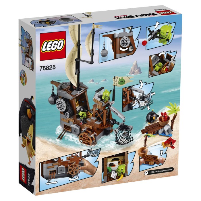 Jual LEGO The Angry Birds Movie Piggy Pirate Ship (75825) | Shopee ...