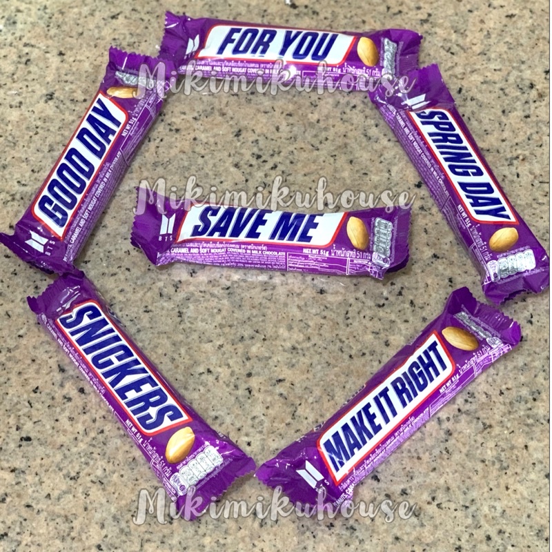 Jual BTS X SNICKERS OFFICIAL COLLAB COVER PURPLE UNGU CHOCOLATE BT21 ...