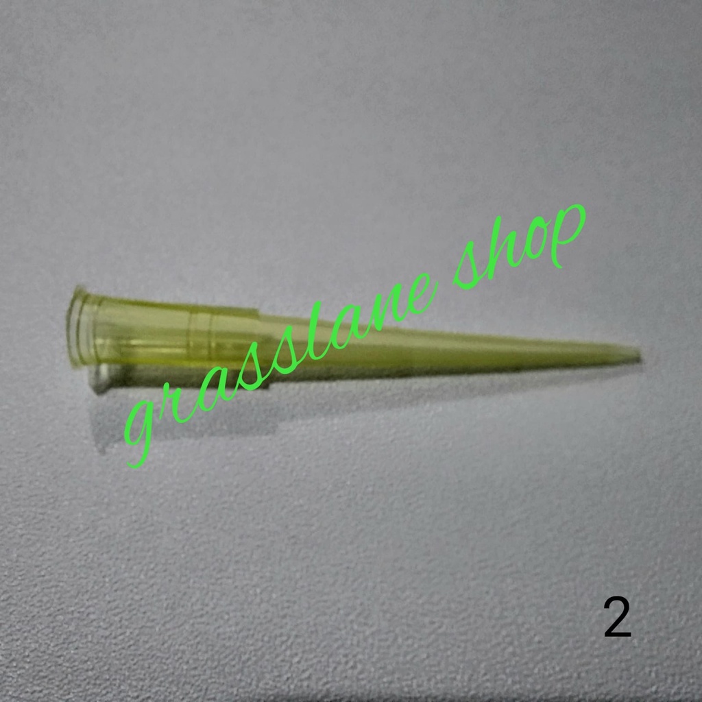 Jual Yellow Tip Micropipet Tips Mikropipet 200 ul per pack pak isi 1000 ...