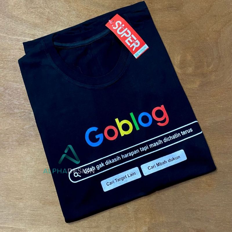 Jual [TERMURAH] Kaos Goblog Parodi Plesetan Google T-shirt Distro Kekinian Baru Baju Dewasa Pria ...