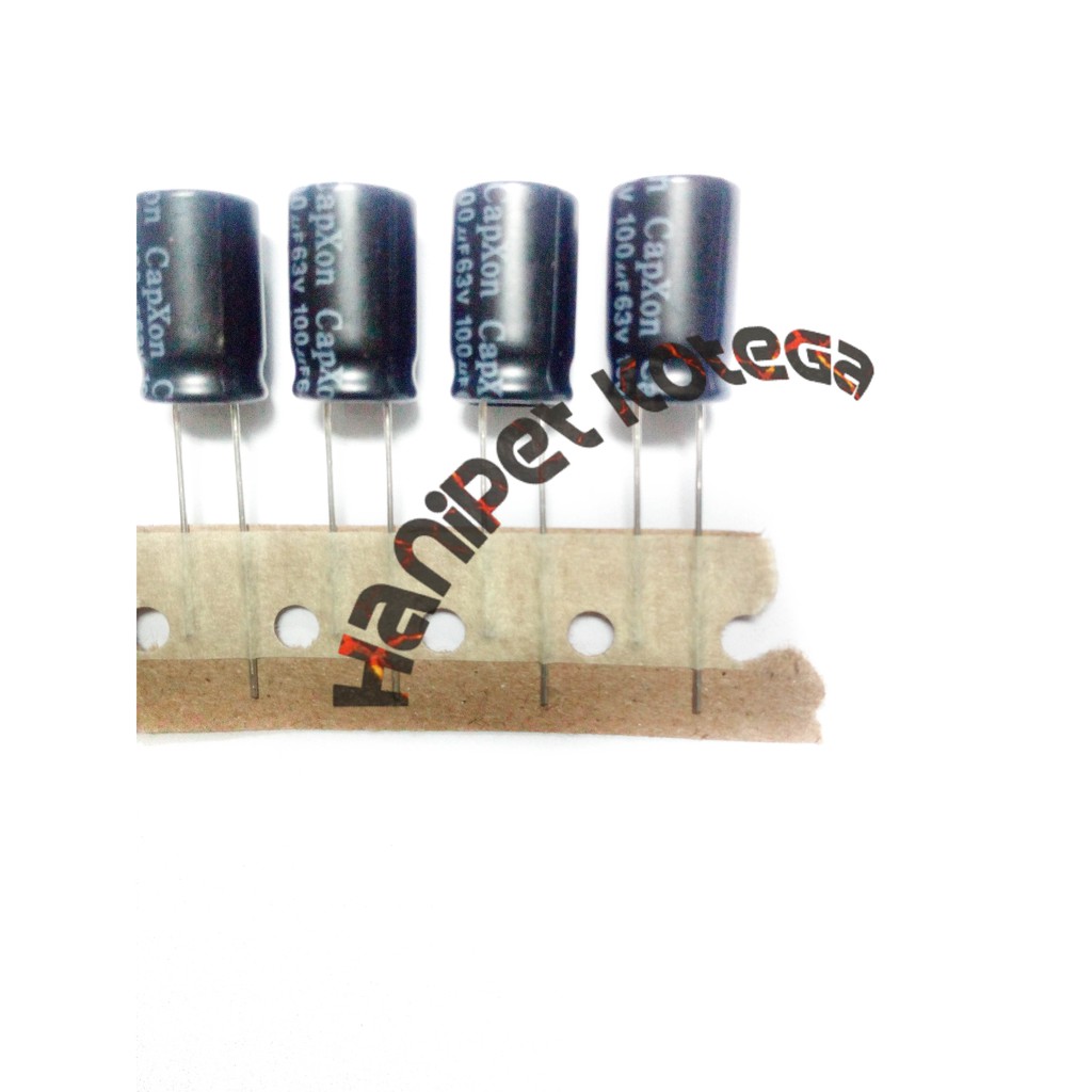 Jual Capxon 100UF 63V Kapasitor Pengatur Tegangan Capasitor Capacitor ...