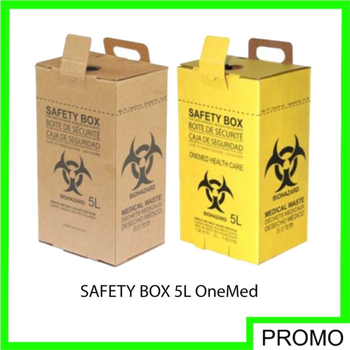 Jual Box Tempat Sampah Medis / Safety Box Medis 5 Liter / Box Medis Biohazard | Shopee Indonesia