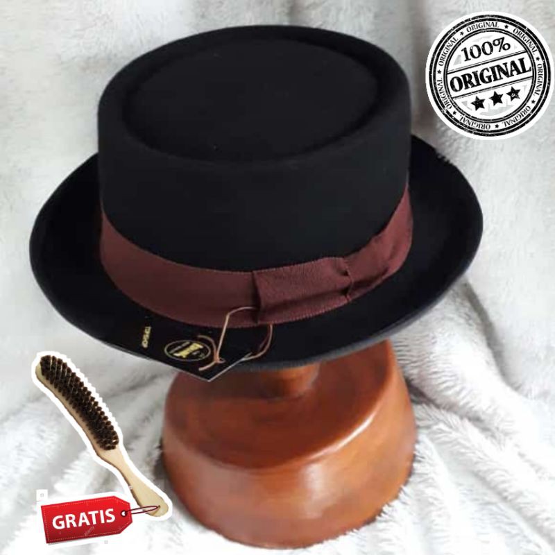 Jual Topi Laken Fedora Pria Import Woll Murni 100% Asli Bahan Halus ...