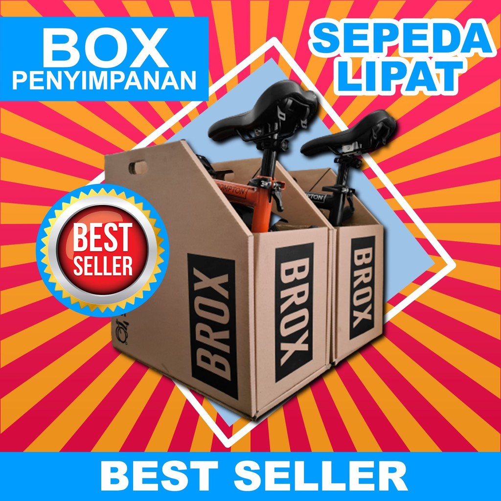 Jual Tempat Sepeda Brompton Brox Box Sepeda Brompton Kardus Sepeda ...