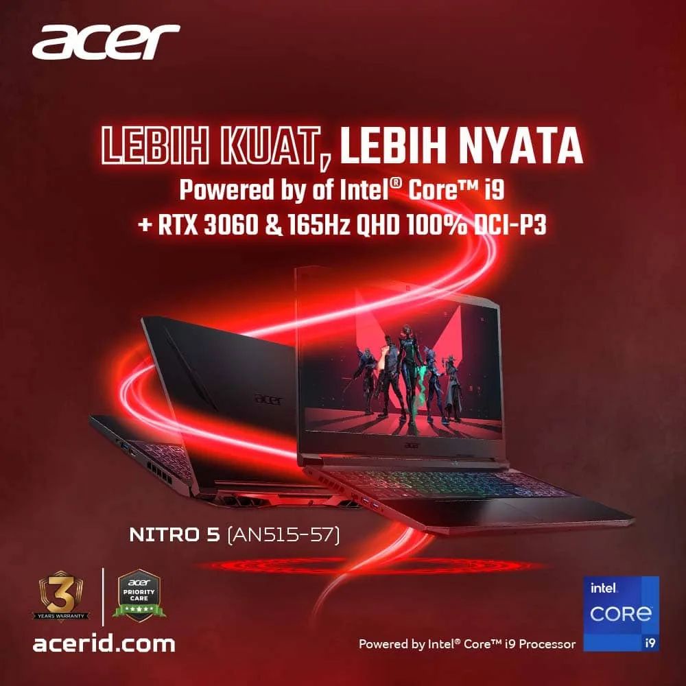 Jual Acer Nitro 5 (AN515-57-921P) Gaming Laptop | Shopee Indonesia