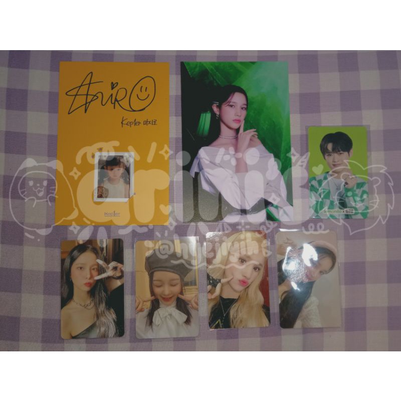 Jual photocard pob benefit ktown4u huening bahiyyih hikaru yujin connect 1 0 peace tuspi kep1er ...