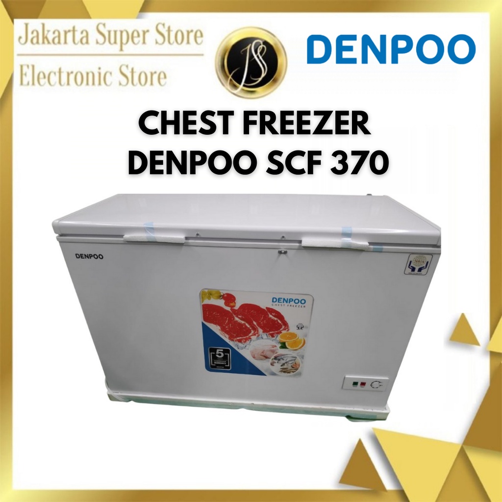 Jual CHEST FREEZER DENPOO SCF 370 - 330 LITER | Shopee Indonesia