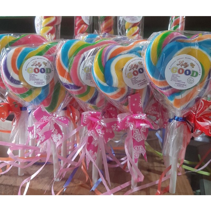 Jual PERMEN LOLIPOP PELANGI 7CM/PERMEN MANIS | Shopee Indonesia