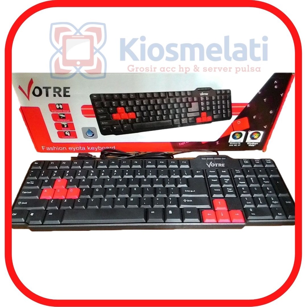Jual Keyboard Votre Basic Usb KB2308/Mouse Votre-kiboard mouse-kyboard ...