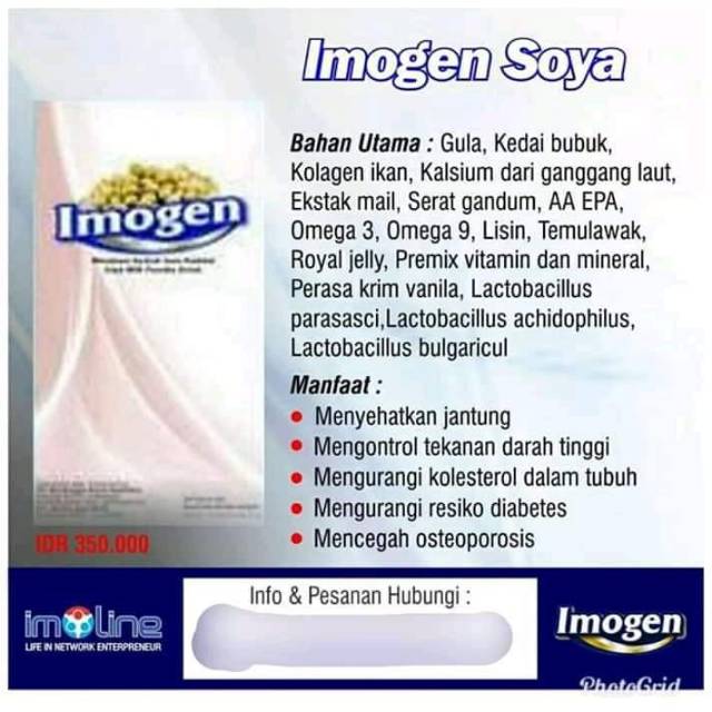 Jual Imogen soya | Shopee Indonesia