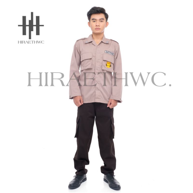 Jual SERAGAM PDL SECURITY LENGAN PANJANG / SERAGAM PDLSATPAM | Shopee ...