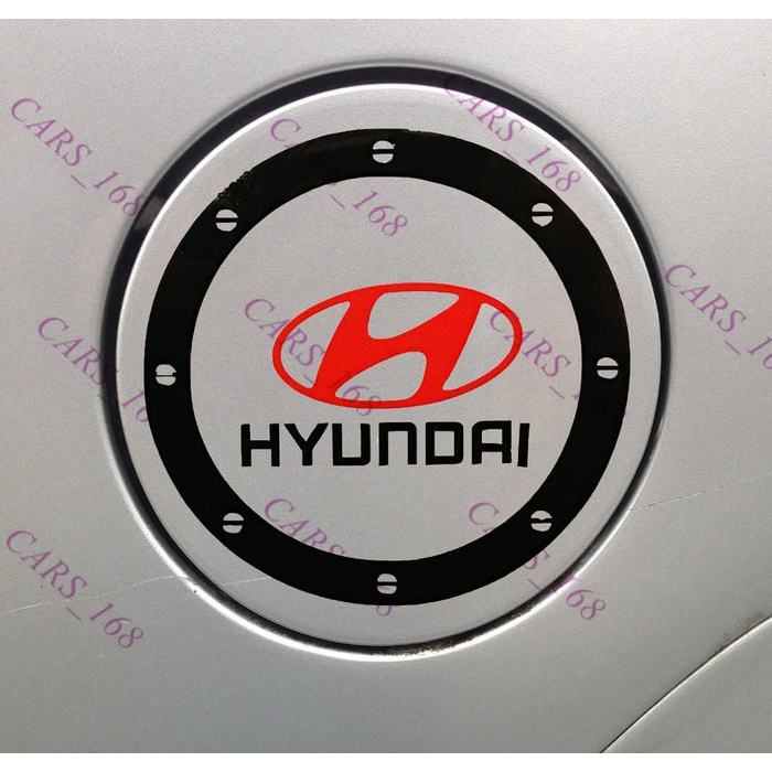 Jual sticker hyundai tutup tanki sticker mobil hyundai tutup tangki ...