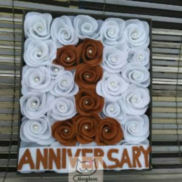 Jual Bucket box flower 1 huruf ukuran sedang | Shopee Indonesia