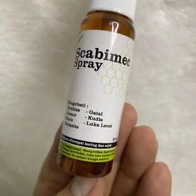 Jual NEW Scabimec spray obat anti infeksi kulit kutu jamur scabies ...