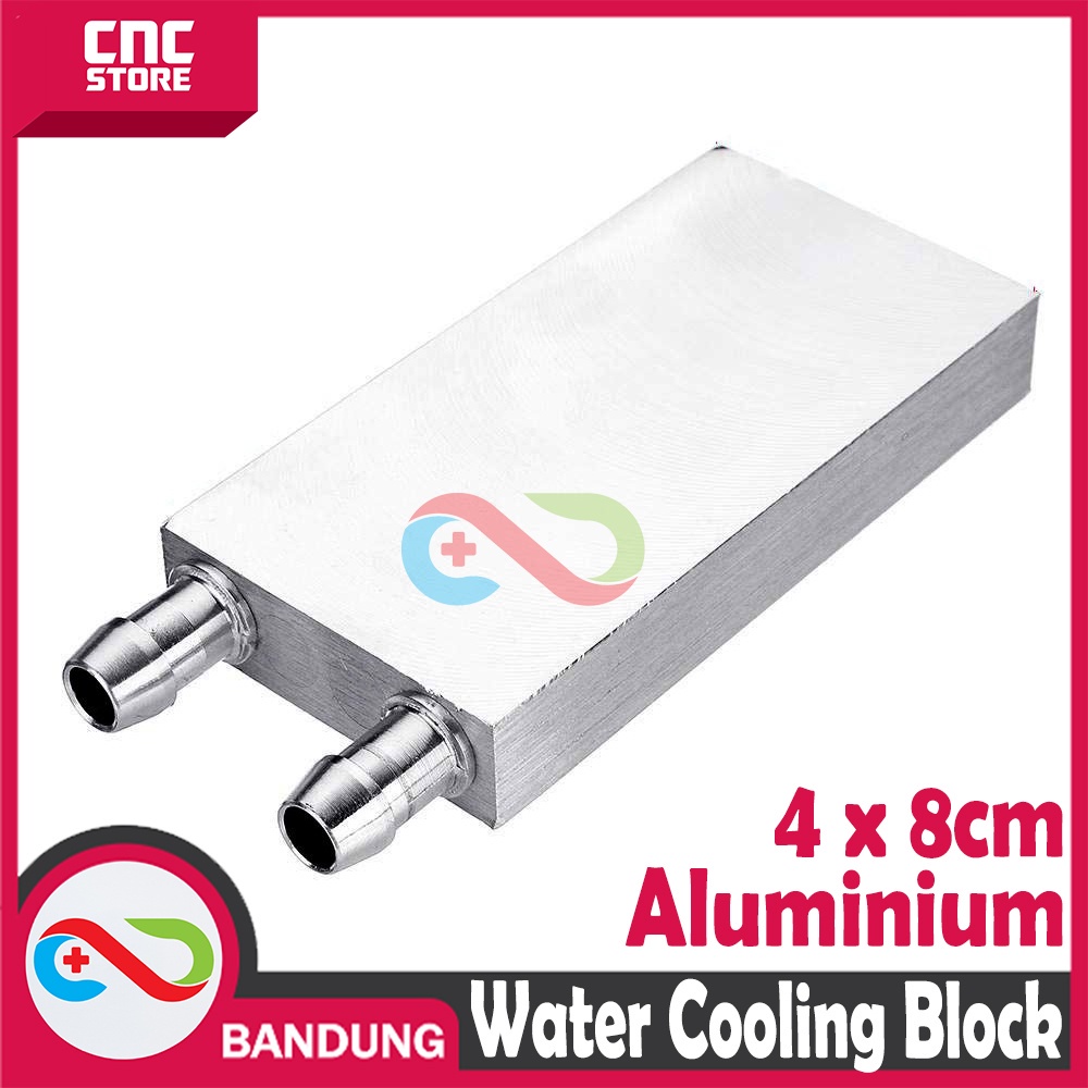 Jual WATER BLOCK ALUMINIUM WATERBLOCK 40X80X12MM COOLING SYSTEM ...