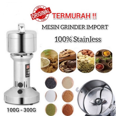 Jual Mesin Penggiling Bubuk/Powder Grinder Blender Bijian | Shopee ...