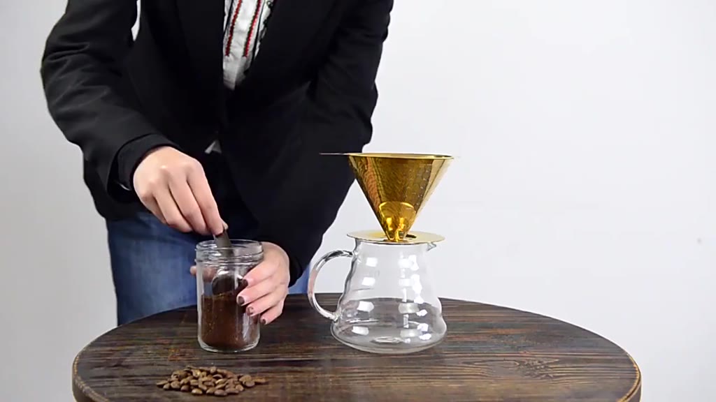 Jual V60 DRIPPER KOPI STAINLESS STEEL | METAL COFFEE DRIPPER PAPERLESS ...