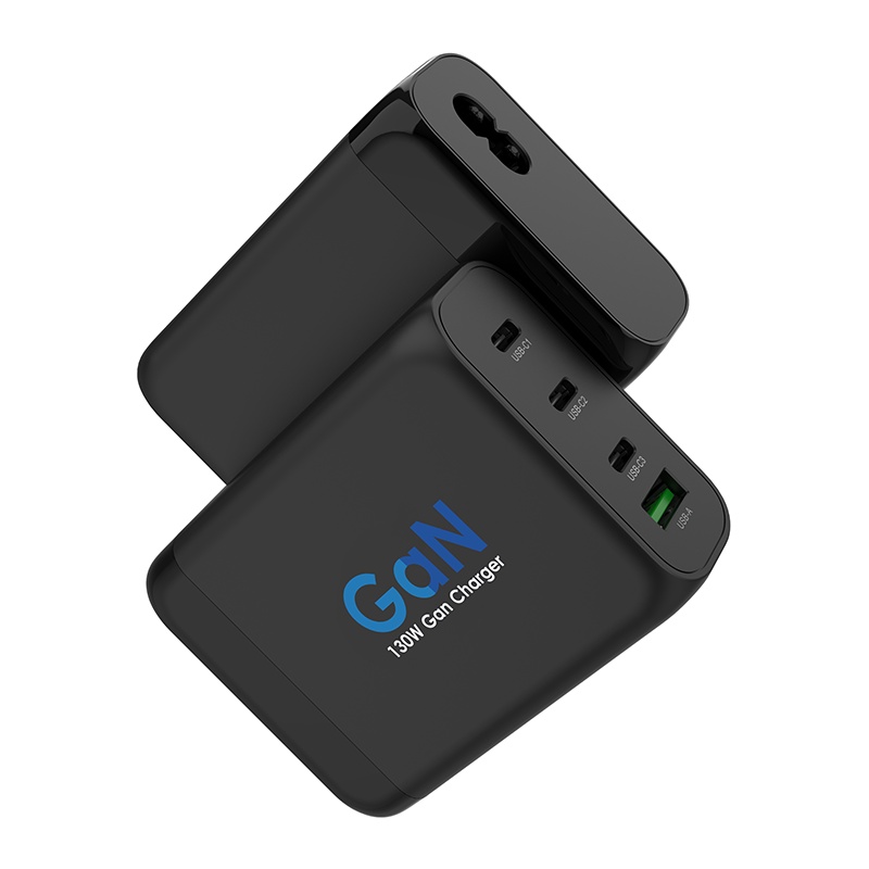 Jual Charger Multi Ports 130W High Power Fast Charging Mini GaN Laptop ...