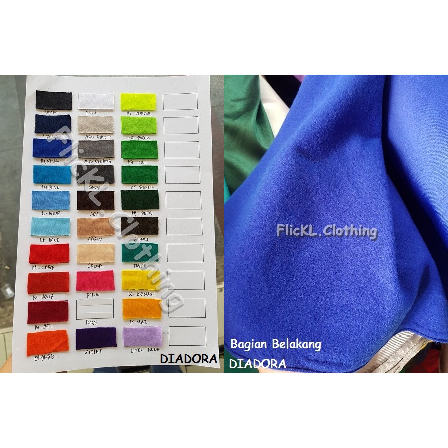Jual Kain Diadora Taiwan Bahan Diadora Taiwan Diadora Bulu Taiwan Kilo ...