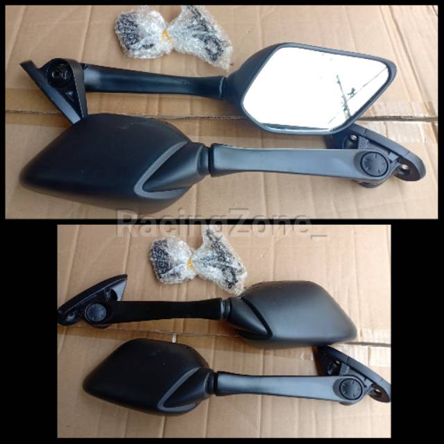 Jual Spion Carbon Nmax R25 Tangkai Black Import | Shopee Indonesia