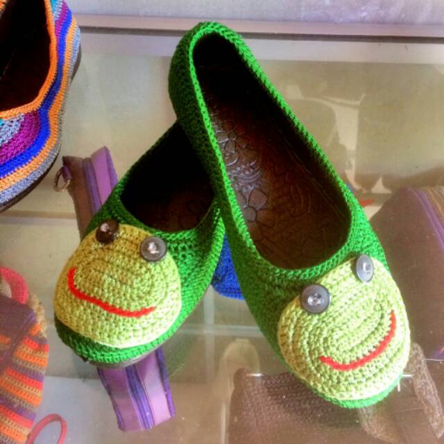 Jual Sepatu rajut kartun (keroppi) | Shopee Indonesia