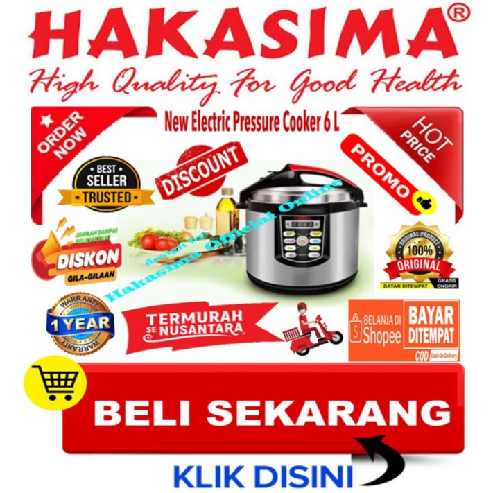 Jual [GARANSI 1 thn] HAKASIMA NEW EPC 6L PROMO BIG SALE RICE COOKER ...