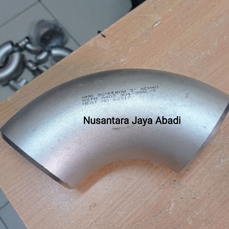 Jual Elbow Las Stainless 304 Sch 40 Weld 3 " inchi DN 80 | Shopee Indonesia