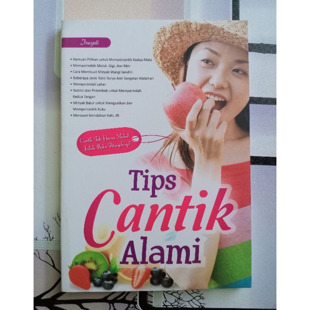 Jual Buku Tips Cantik Alami | Shopee Indonesia