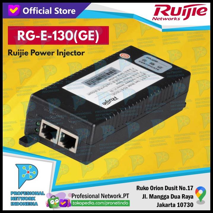 Jual Ruijie Rg-E-130(Ge) Power Injector / Poe Adapter Rg-E-130 (Ge ...