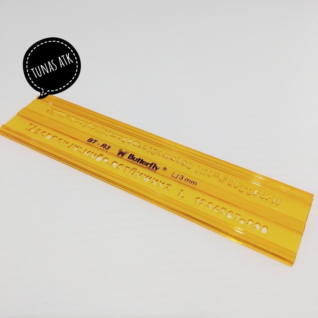 Jual MAL HURUF BUTTERFLY BT - R3 3MM | Shopee Indonesia