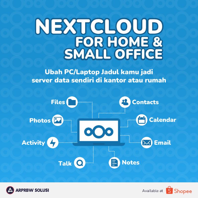 Jual Instalasi Server NEXTCLOUD Cloud Storage Office & Home | Shopee Indonesia