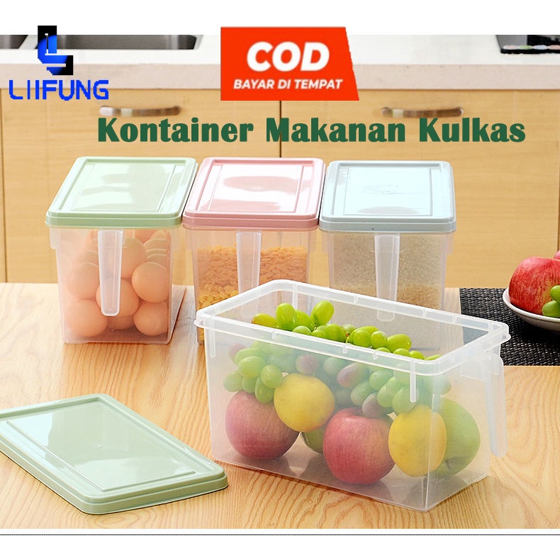 Jual Kotak Tempat Penyimpan Makanan Dapur Kulkas Food Storage Large ...