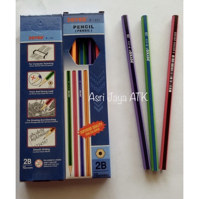 Jual Pensil Joyko P111 / Pensil 2B (12pcs) | Shopee Indonesia