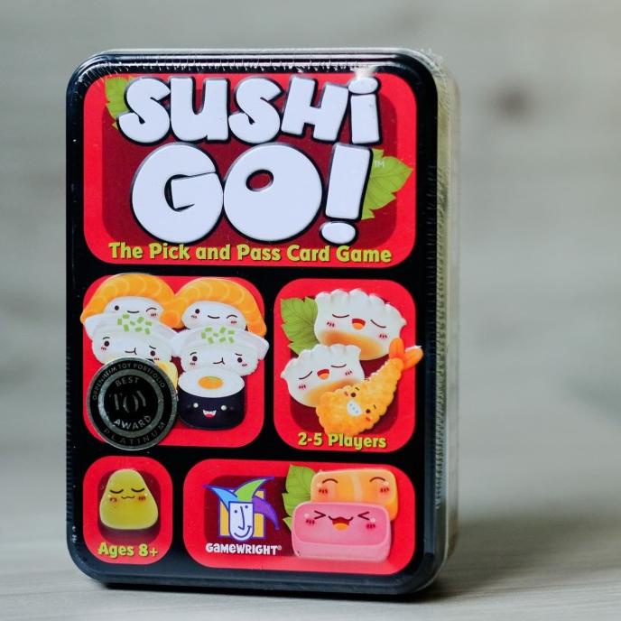 Jual Sushi GO Card Board Game 100 ORIGINAL USA Version (Metal Tin ...